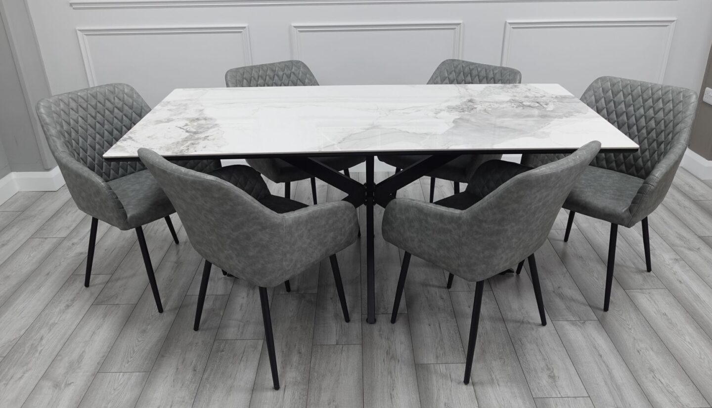 ARIANA TABLE + 6 - MPD Furniture